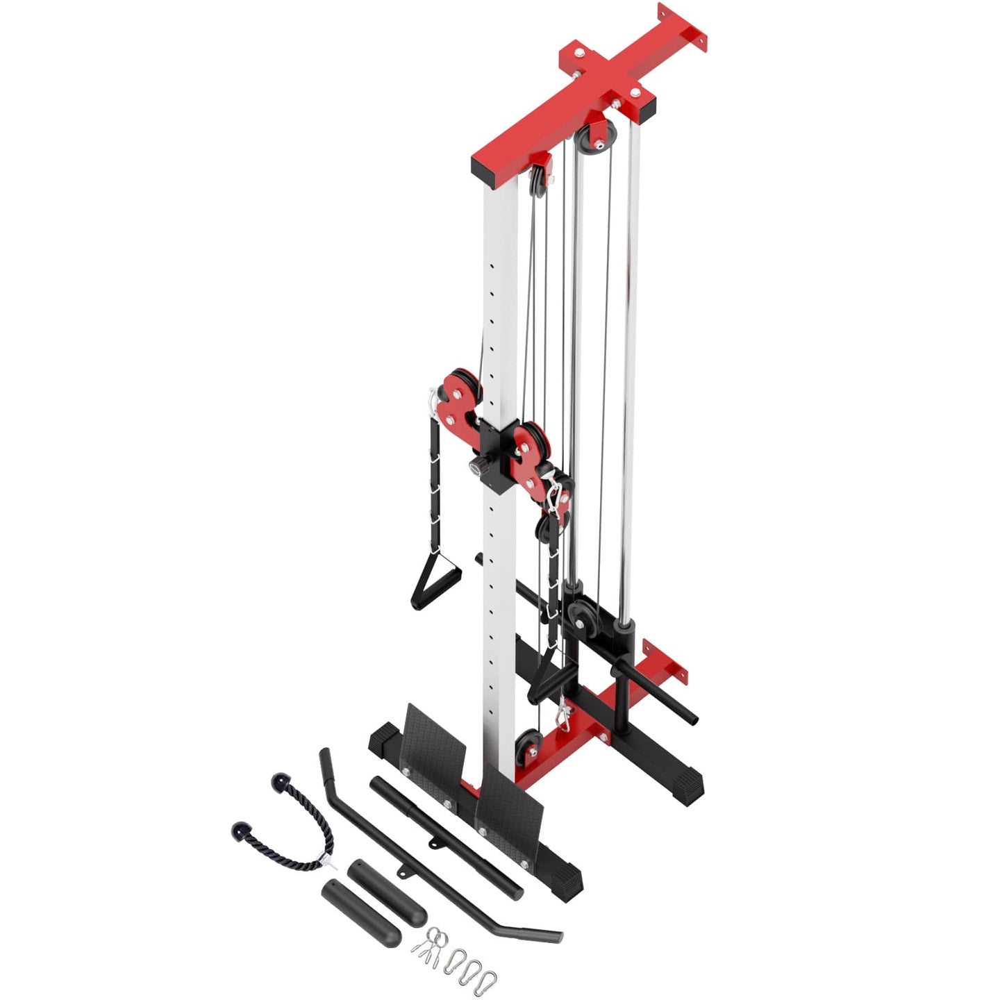 Wall Mount Cable Machine | Compact Pulley System for Home Gym